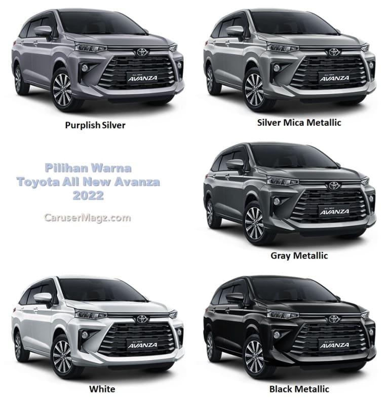 Pilihan Warna Avanza dan Veloz 2022 Tidak Ada Warna Nyentrik, Tapi Ada ...